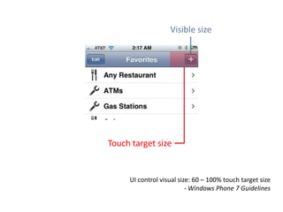 Desgin for touch | PPTX | Smartphones | Consumer Electronics