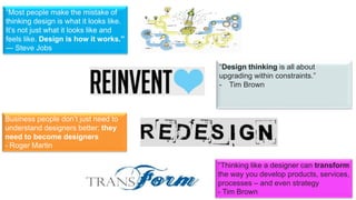 Design Thinking & Re-imagining the role of HR | PPTX