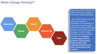 Design Thinking & Re-imagining the role of HR | PPTX