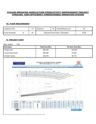Designing of sprinkler irrigation system | PDF