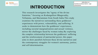 Divine Feminine Agony and Its Resonance with Contemporary Women ...