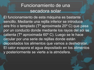 Deshidratador solar, modelos y manual de construccion | PPTX