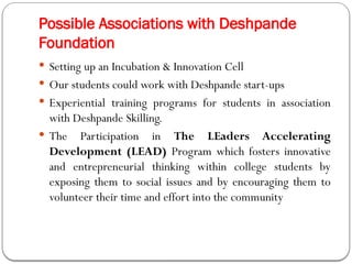 about Deshpande Foundation education .pptx
