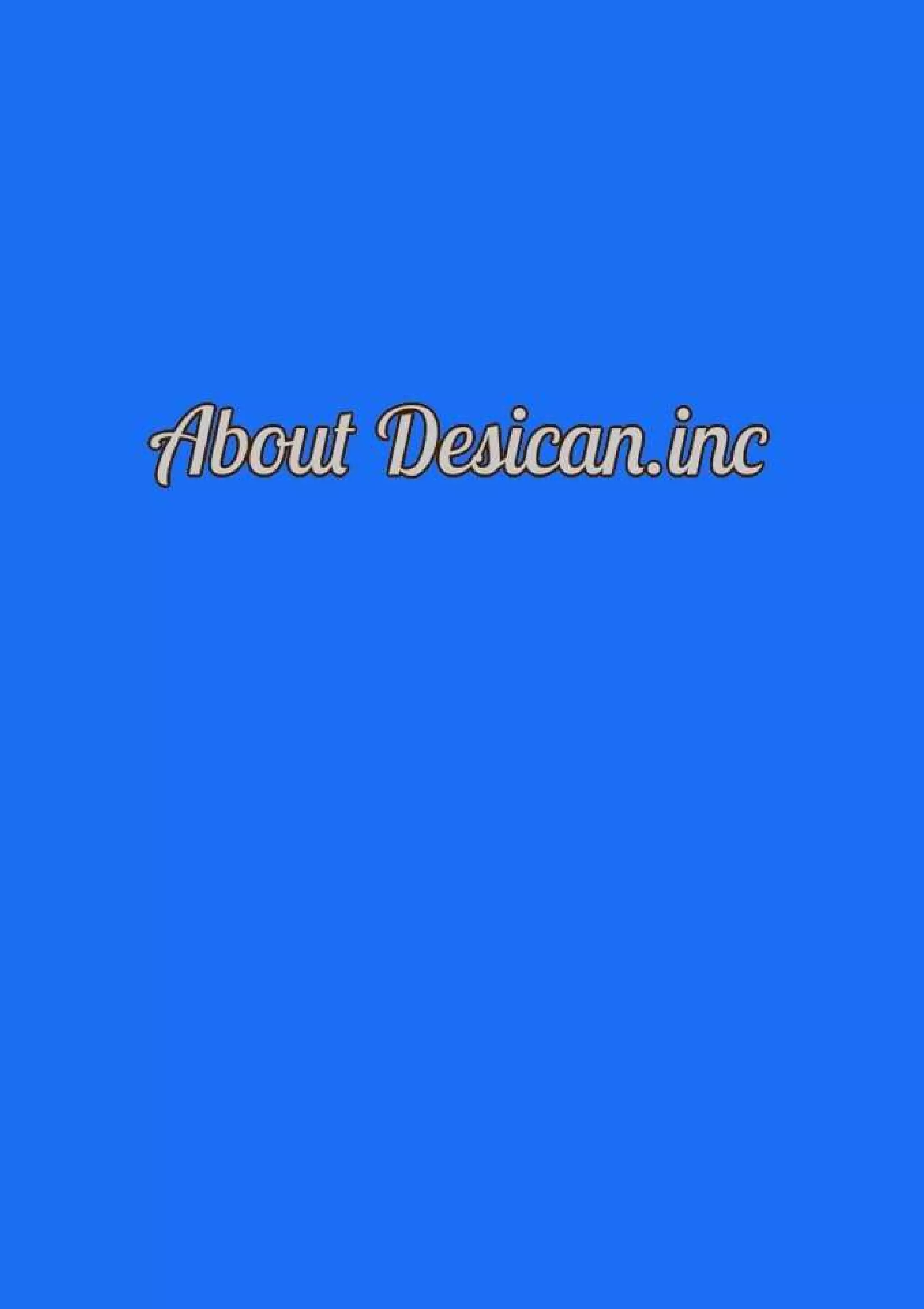 Desicaninc | PPT