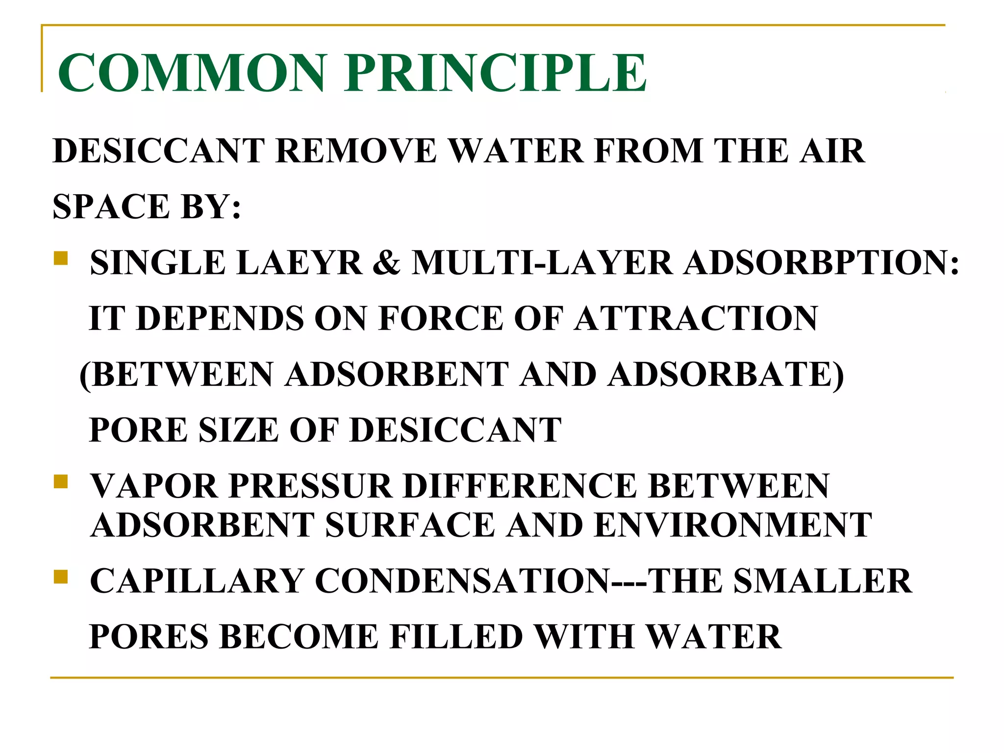 Desiccant and Pharmaceutical coil for Packaging Saurav Anand | PPT