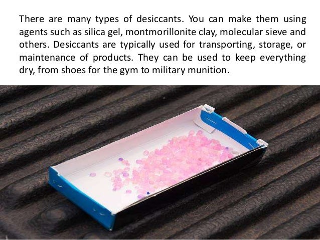 Desiccant products | PPTX