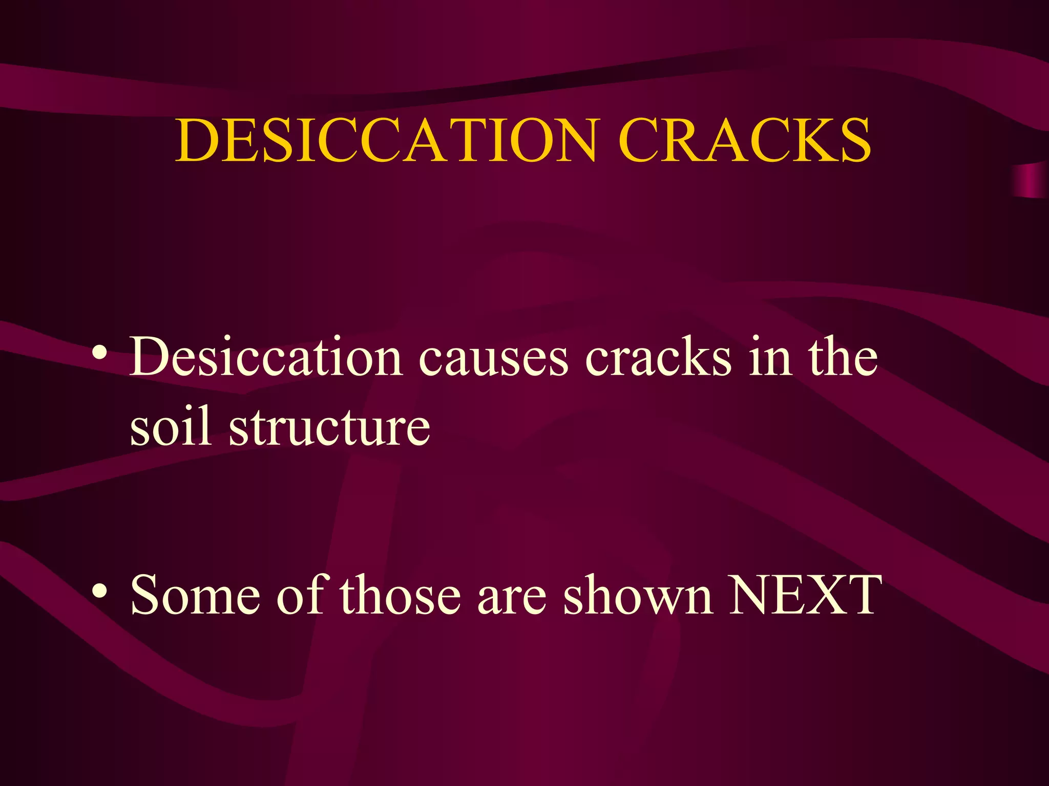 Desiccated soils | PPT