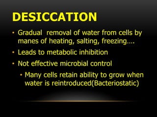 Desiccation | PPT