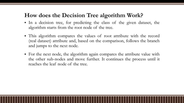 Desicion tree and neural networks | PPTX