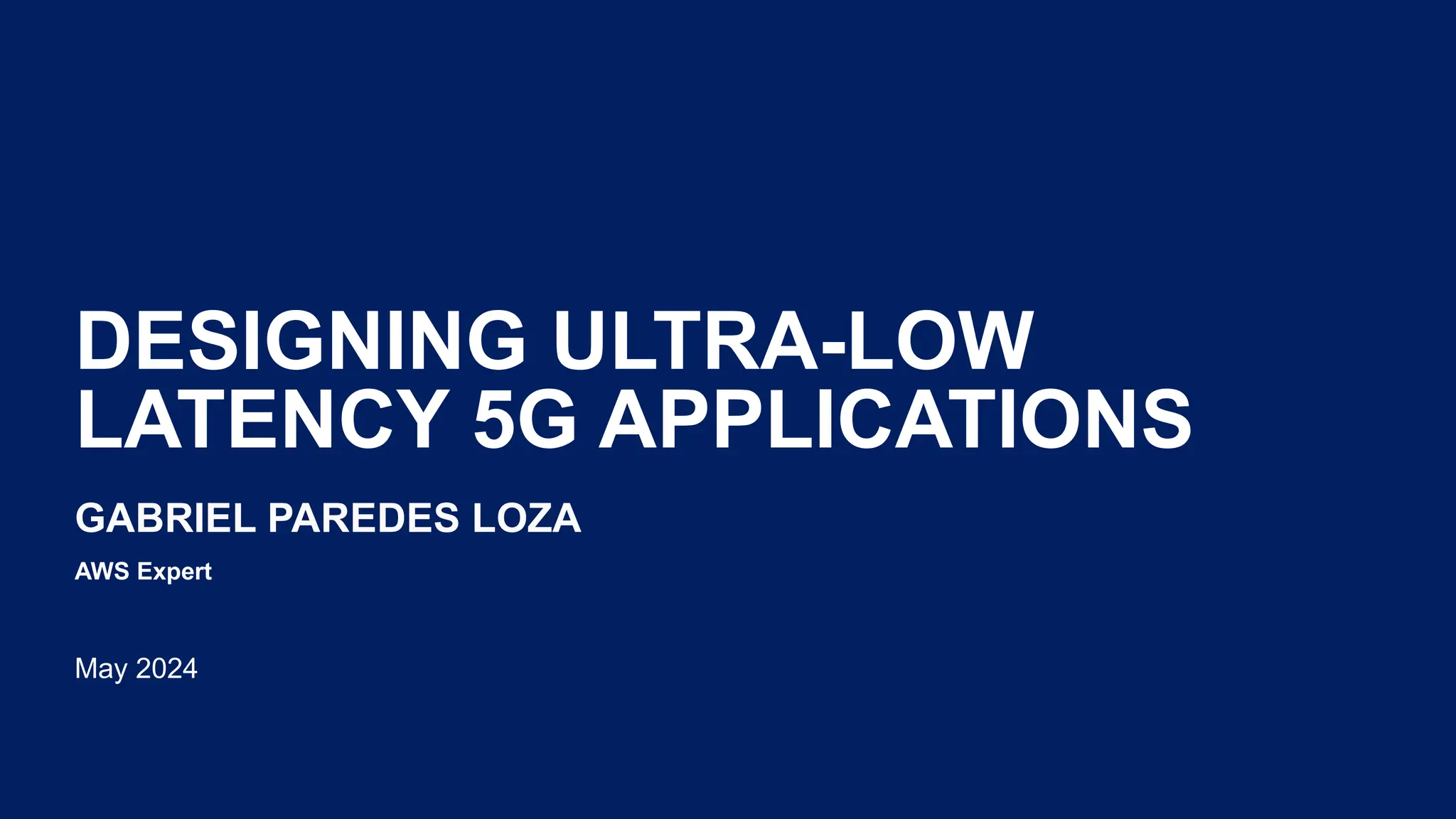 Designing ultra-low latency 5g applications | PDF