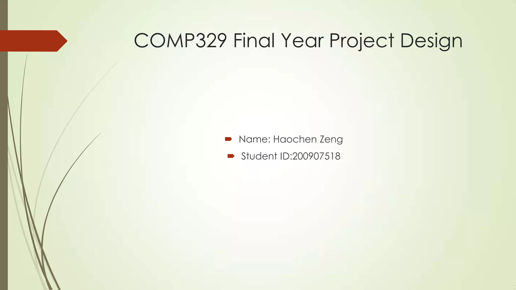 Design of my FYP | PPT