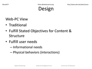 Design: PC-based, Mobile and Mobile App | PPTX | Web Design and HTML ...