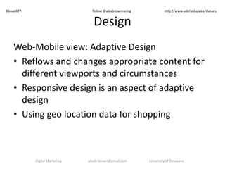 Design: PC-based, Mobile and Mobile App | PPTX | Web Design and HTML ...
