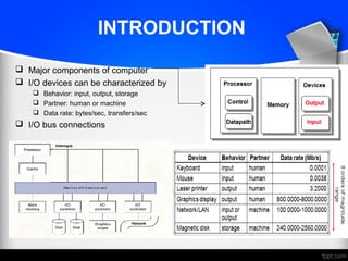 Design an I/O system | PPT