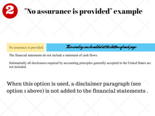 SSARS 21 Preparation of Financial Statements: What Should the Financial ...