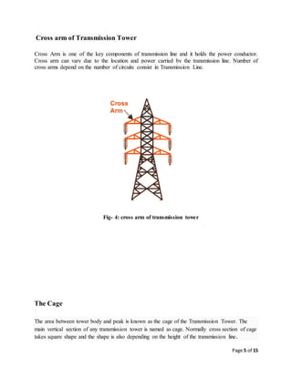 Design of Transmission Tower | DOCX