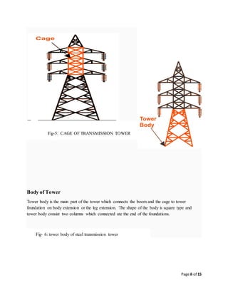 Design of Transmission Tower | DOCX