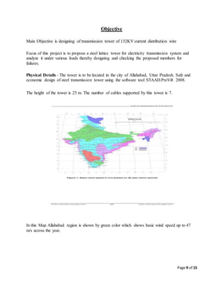 Design of Transmission Tower | DOCX