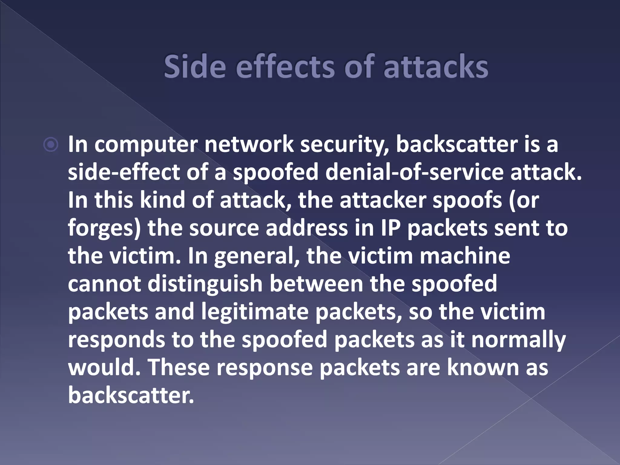 Denial of Service Attack | PPTX
