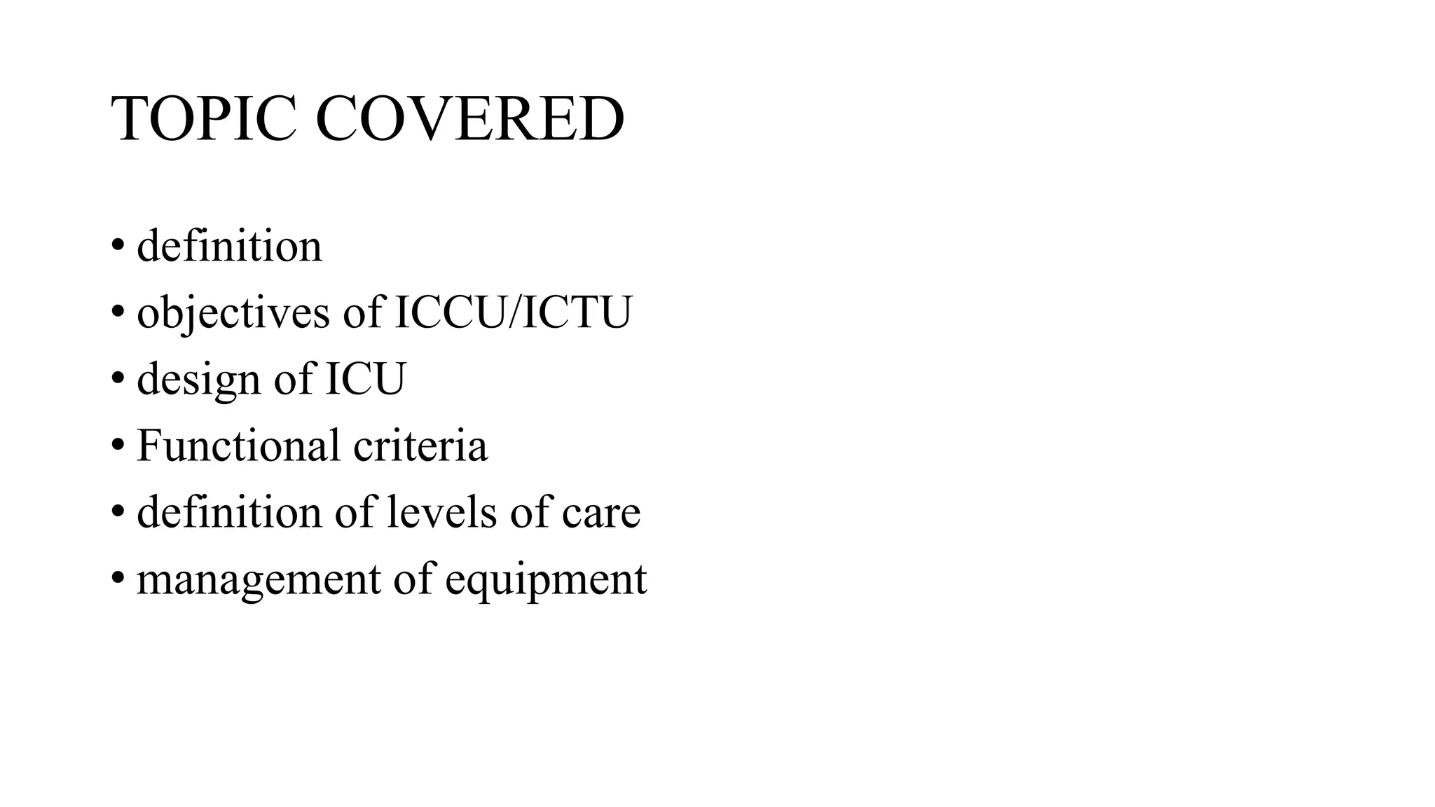 Design of ICCU/ICTU | PPTX