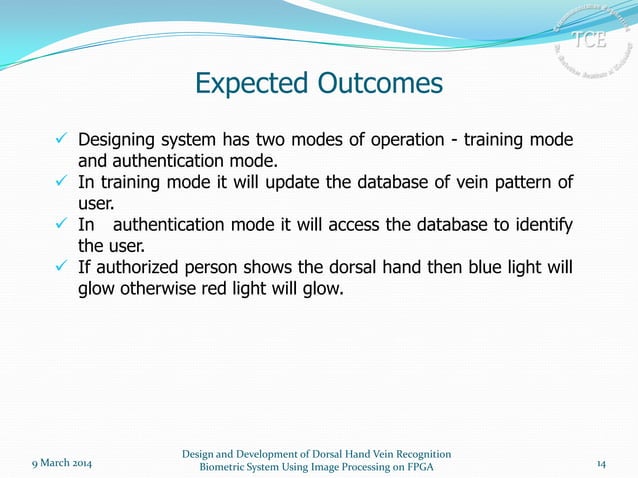 Design and development of dorsal hand vein recognition biometric system ...