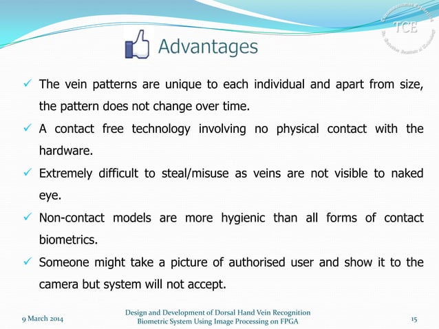 Design and development of dorsal hand vein recognition biometric system ...