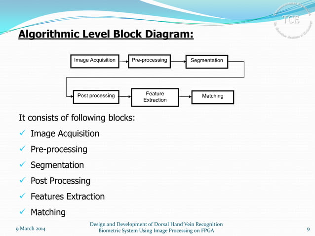 Design and development of dorsal hand vein recognition biometric system ...