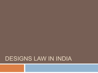 design laws in india.pptx Presentation on Design laws | PPTX