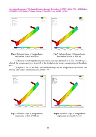 Design analysis of bumper beam subjected to offset impact loading for ...
