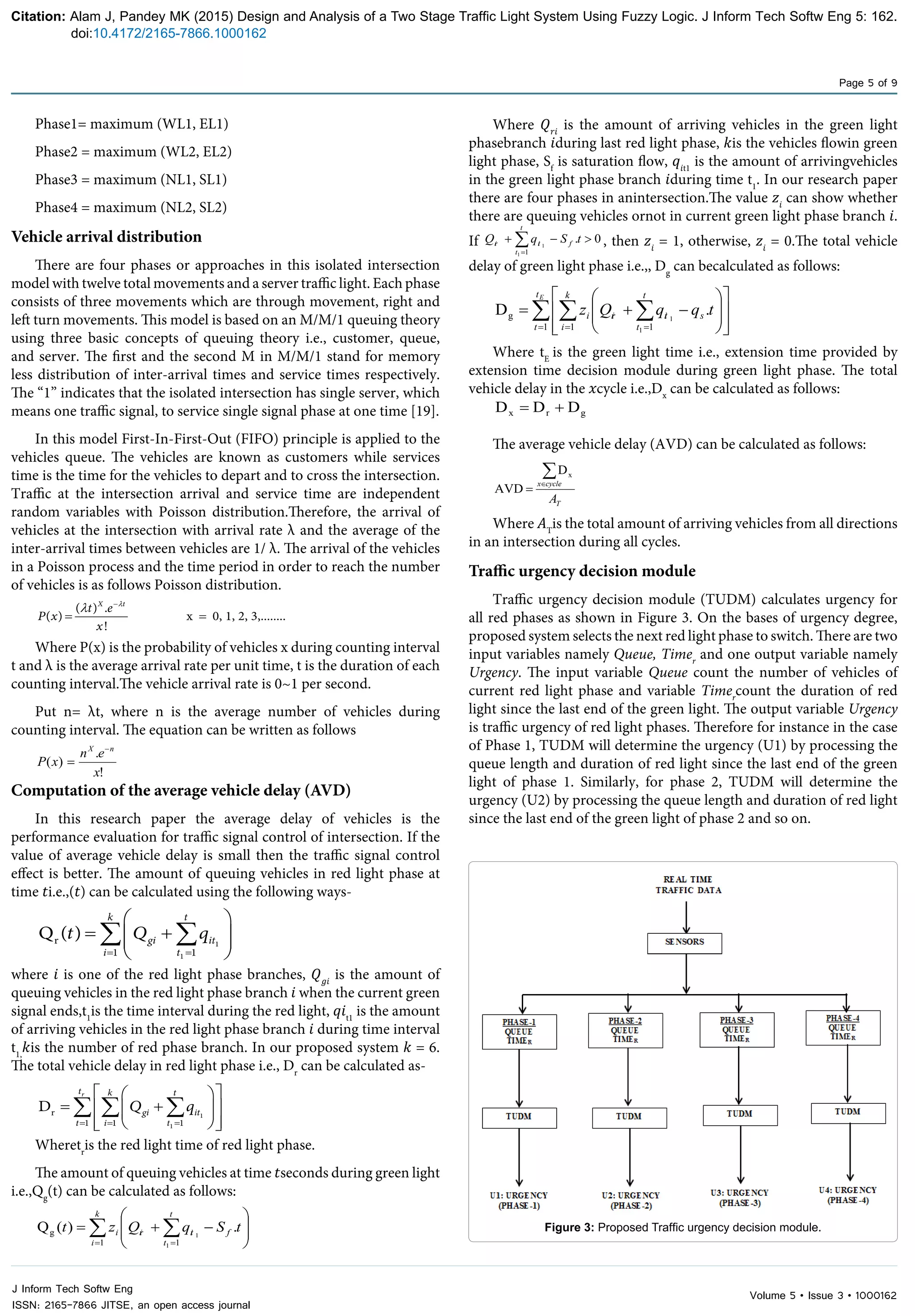 Design and-analysis-of-a-two-stage-traffic-light-system-using-fuzzy-logic-2165-7866-1000162 | PDF