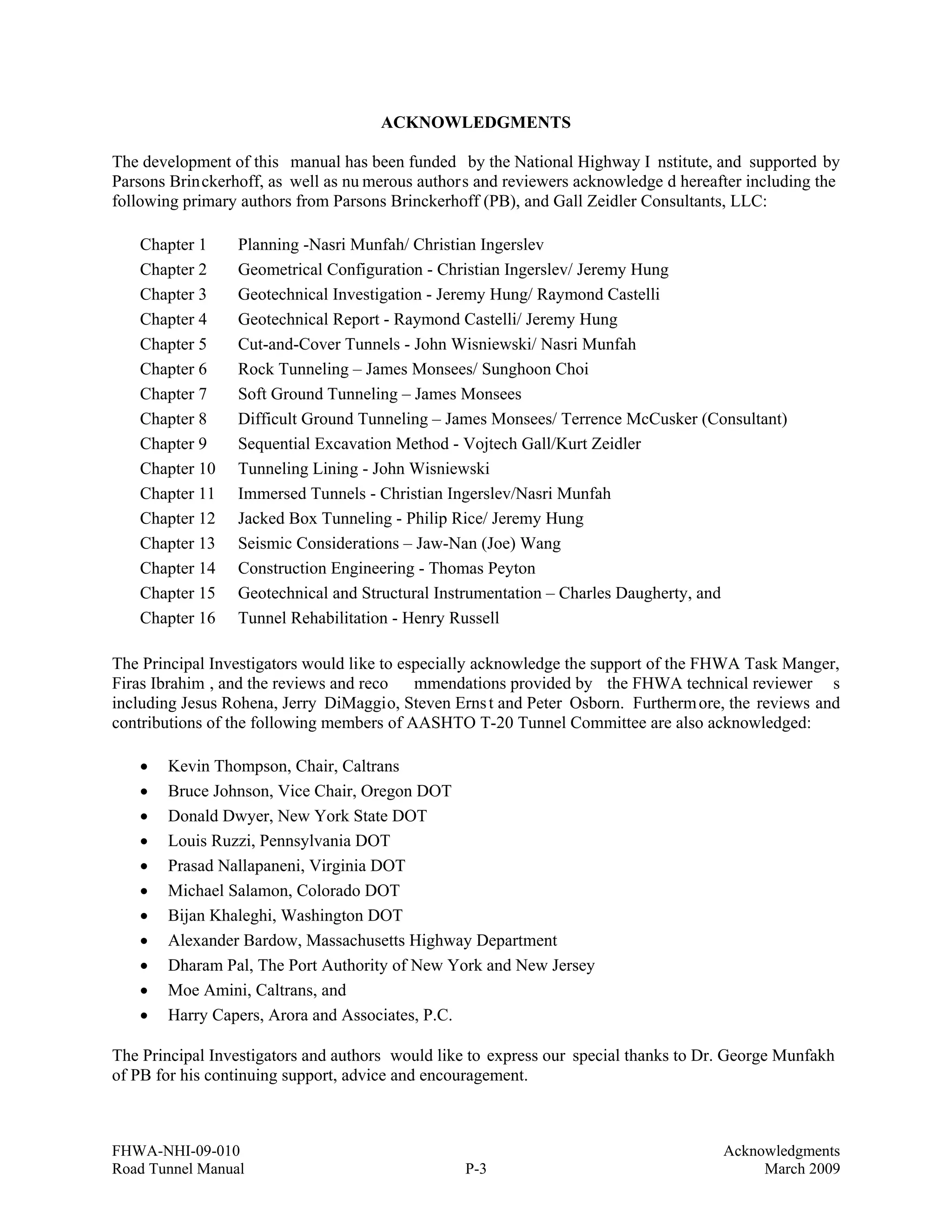 Design and construction of road tunnels 2009 (fha) | PDF