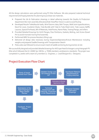 Design & Detailed Drawings For AXS Type Heat Exchanger | PDF