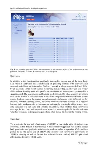 Design And Evaluation Of A Development Portfolio How To Improve Students Self Directed Learning ...