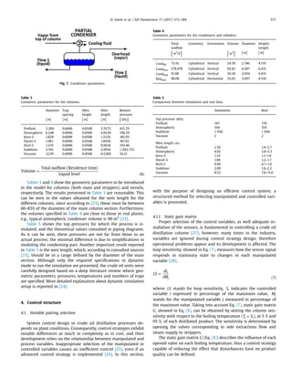 Design and implementation of a control structure for quality products in a crude oil atmospheric ...