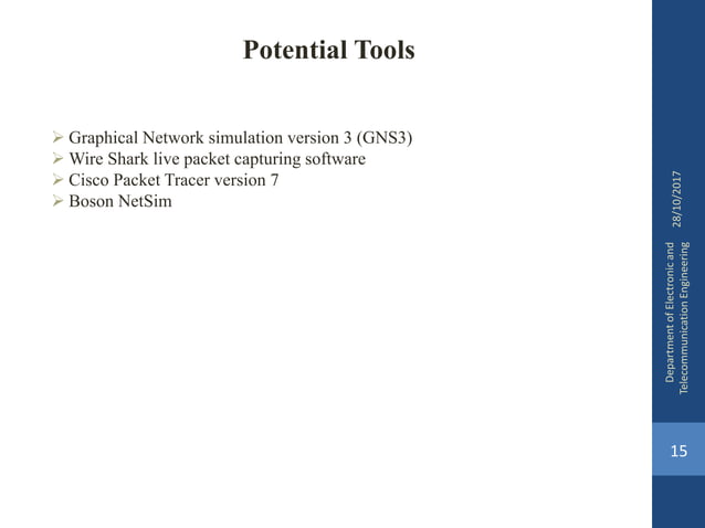 Design and performance evaluation of a campus network based on routing protocols | PPTX ...