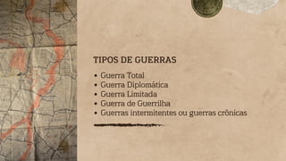 DESIGN - Apresentação história sobre guerra fotográfico moderno marrom ...