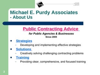 Design Build Requirements In Washington State By Michael E Purdy | PPT ...
