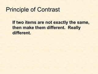 Design - contrast | PPT