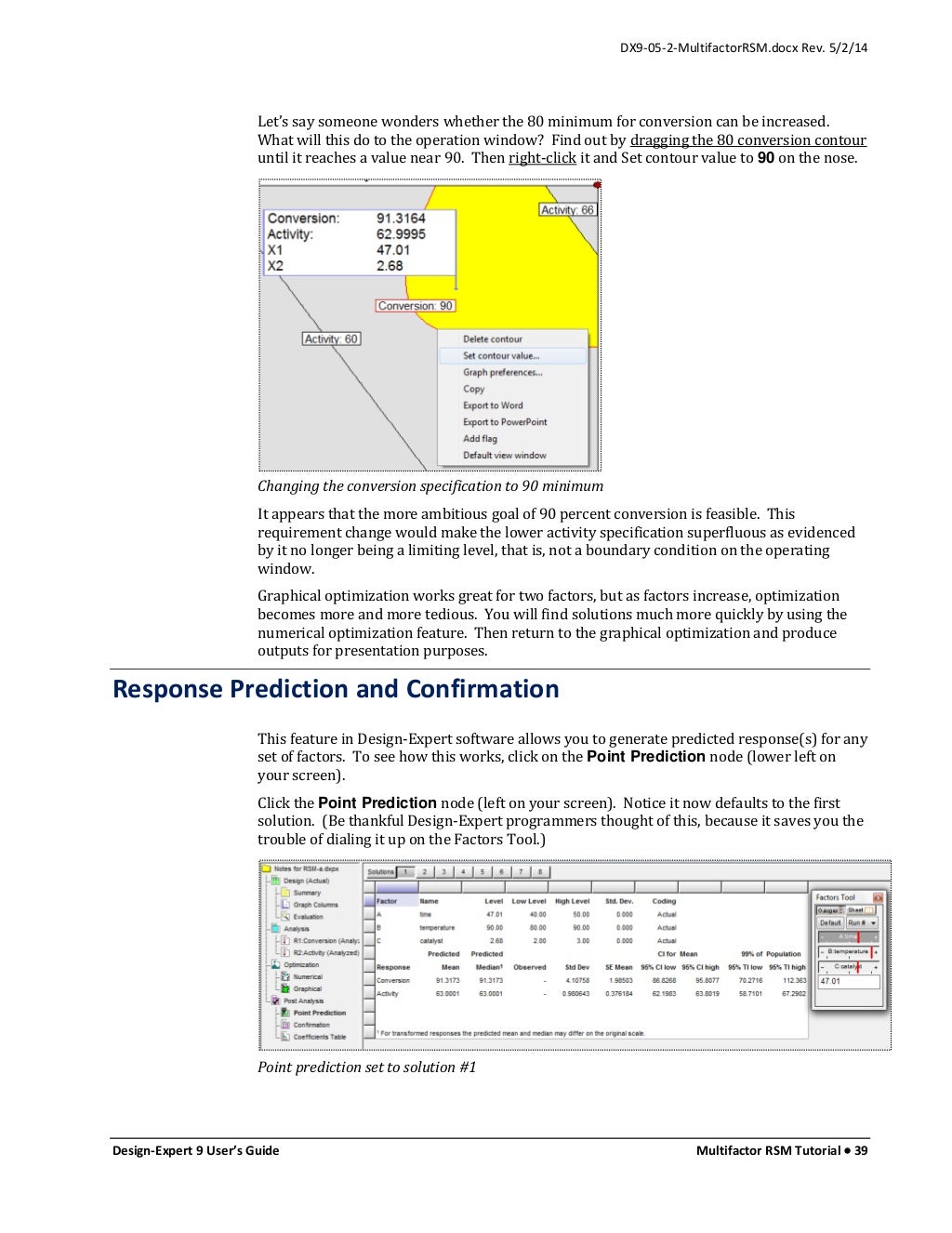 Design expert 9 tutorials 2015
