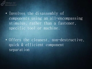 Design for-disassembly | PPTX
