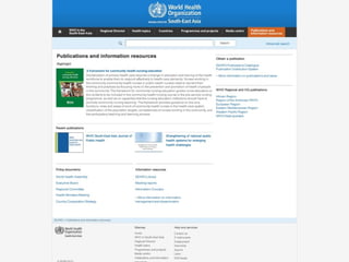 SEARO Design framework - WCC | PPT