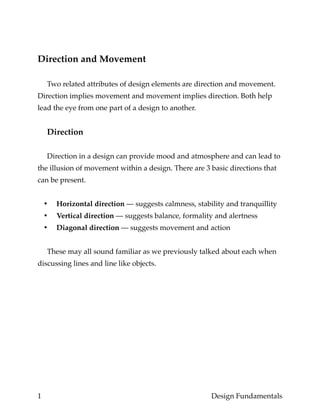 Design fundamentals-direction-movement | PDF