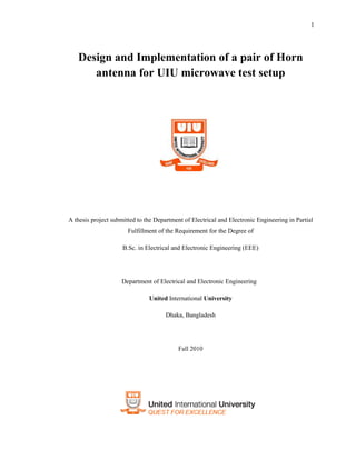 Design horn-antenna using hfss | PDF