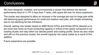 Design installation-commissioning-red raider-cluster-ttu | PDF