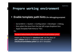 Magento - Design Integration Guideline - Bysoft China | PPT