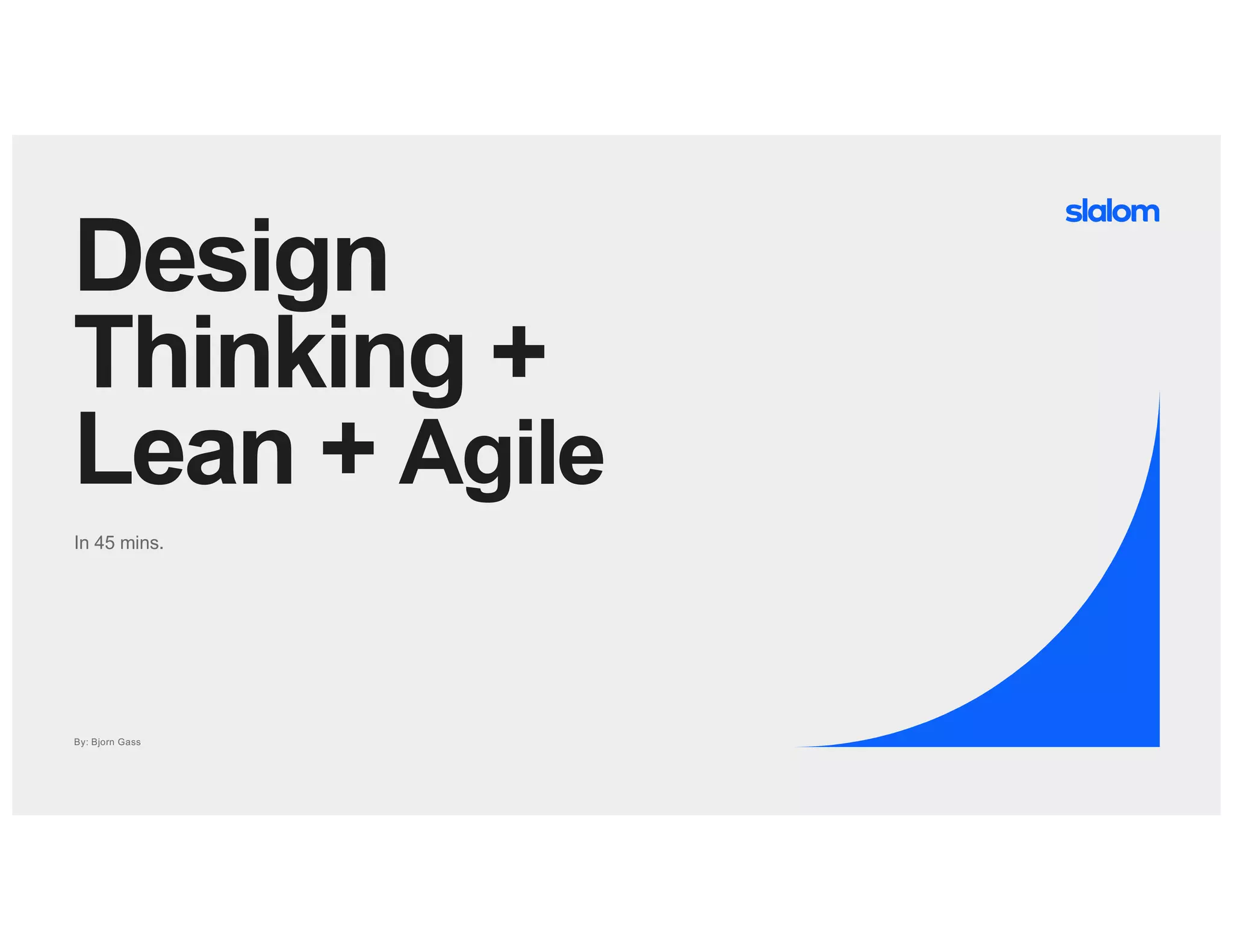 Design Thinking + Lean + Agile | PDF
