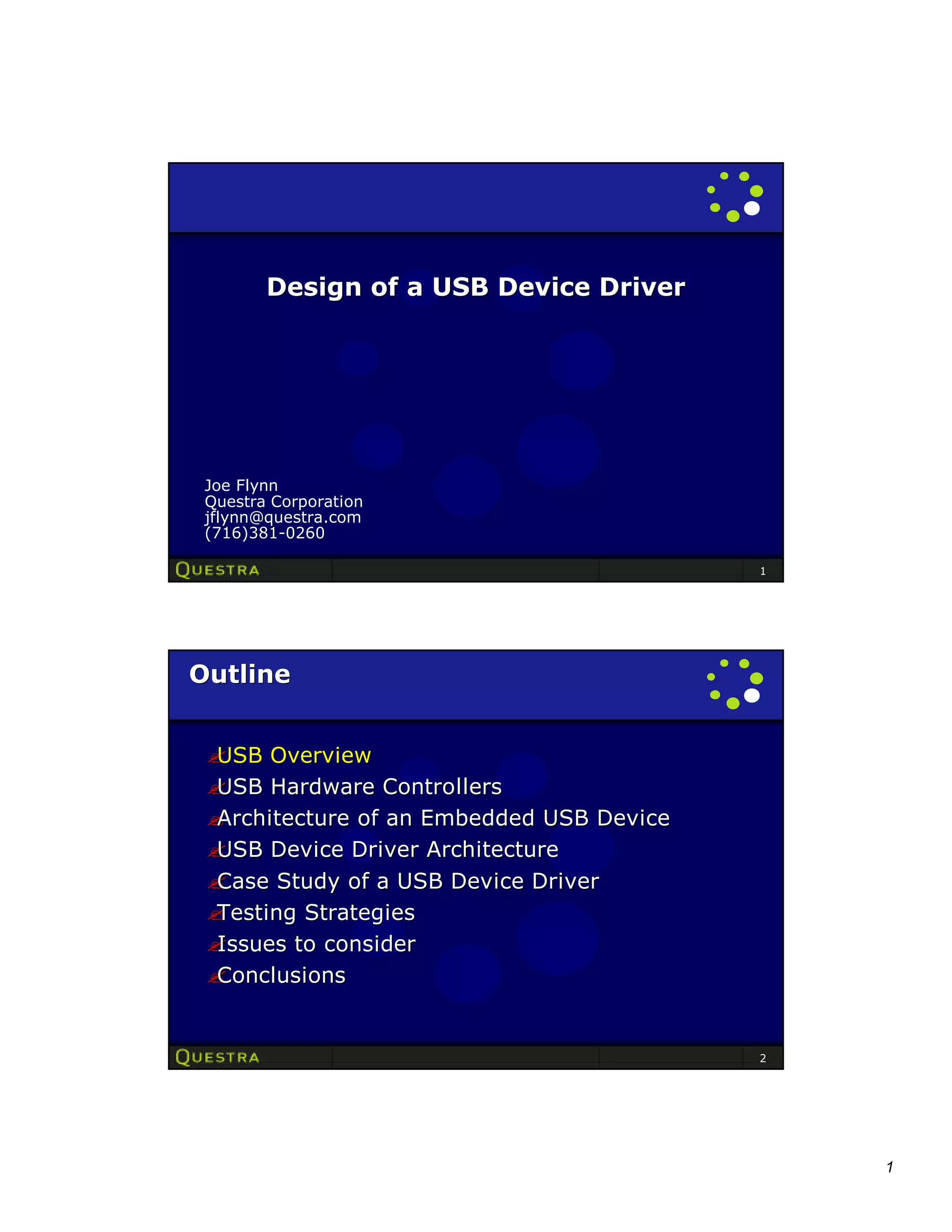Design Of A Usb Device Driver (Overview) | PDF
