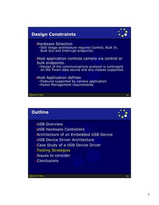 Design Of A Usb Device Driver (Overview) | PDF | Operating Systems ...