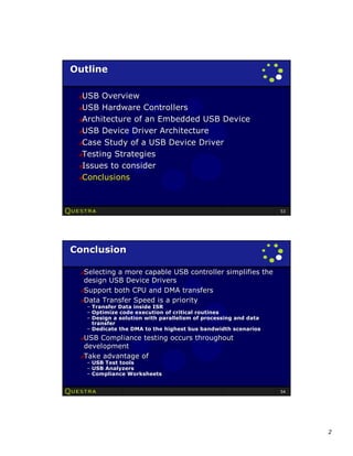 Design Of A Usb Device Driver (Overview) | PDF | Operating Systems | Computer Software and ...
