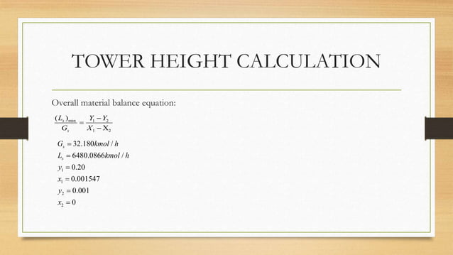Design of-absorption-column | PPTX | Chemistry | Science